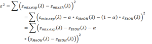 Quantifying Methanol in Ethanol using Raman Spectroscopy – OpenRAMAN
